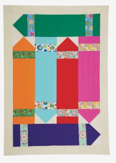 Sew an fun Crayon Quilt with I Sew For Fun directions by Nancy Zieman ...