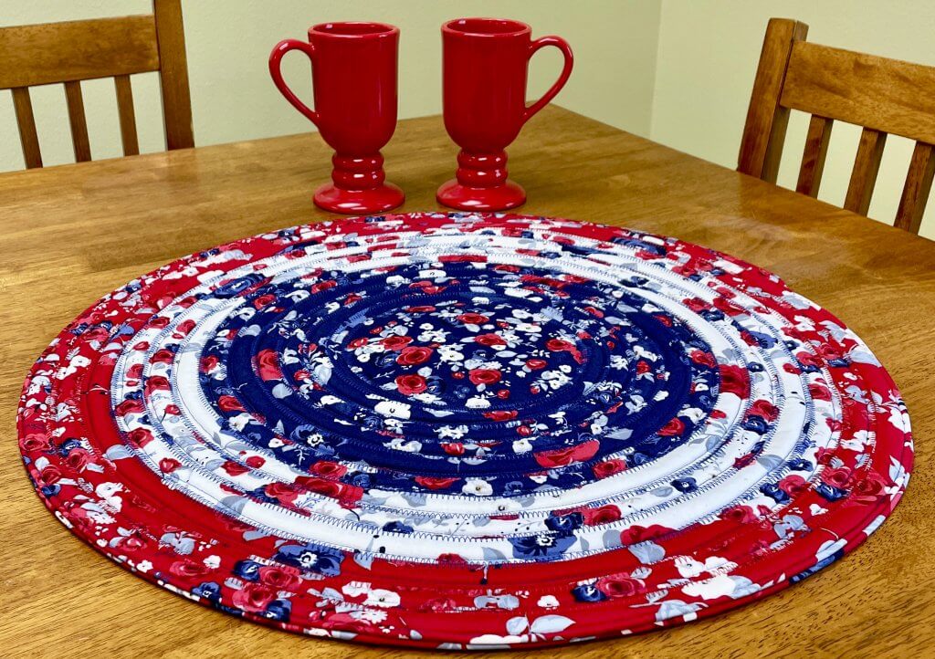 Nancy Zieman The Blog - Stitch a Patriotic Jelly Roll Table Mat with ...