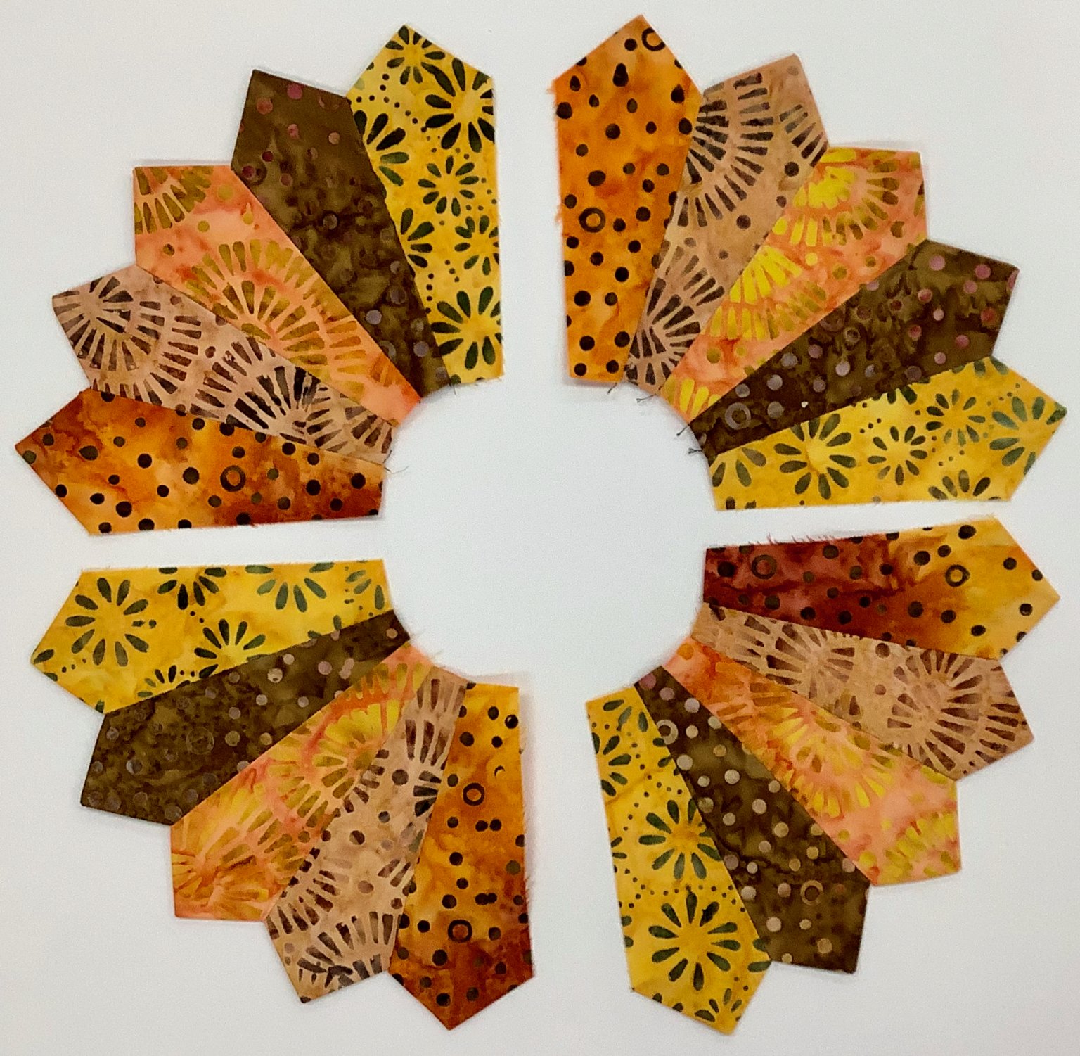 Nancy Zieman The Blog - Dresden Sunflower Table Mat Sewing Tutorial