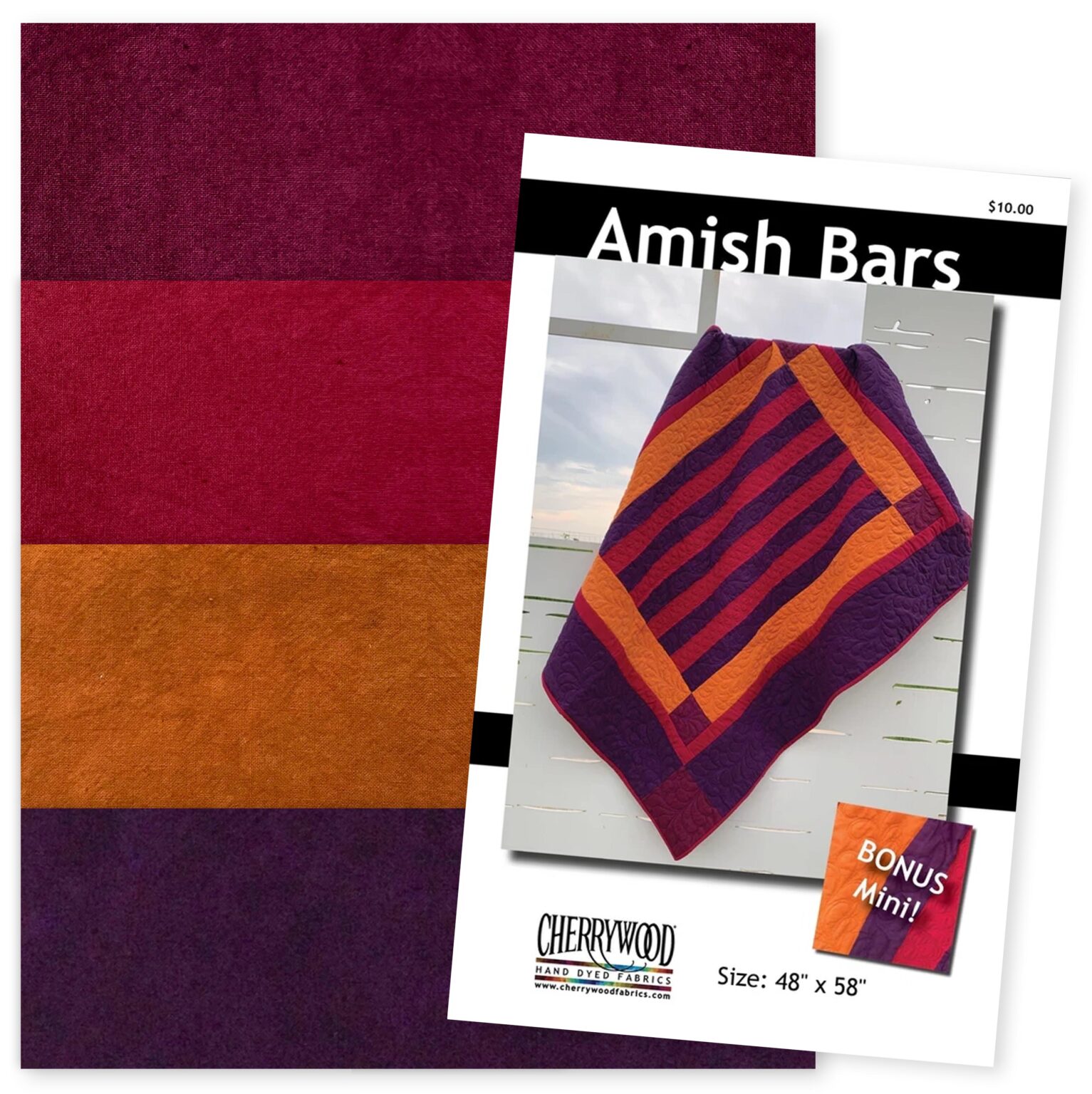 Nancy Zieman The Blog - Cherrywood Hand Dyed Fabric Kits featuring the ...